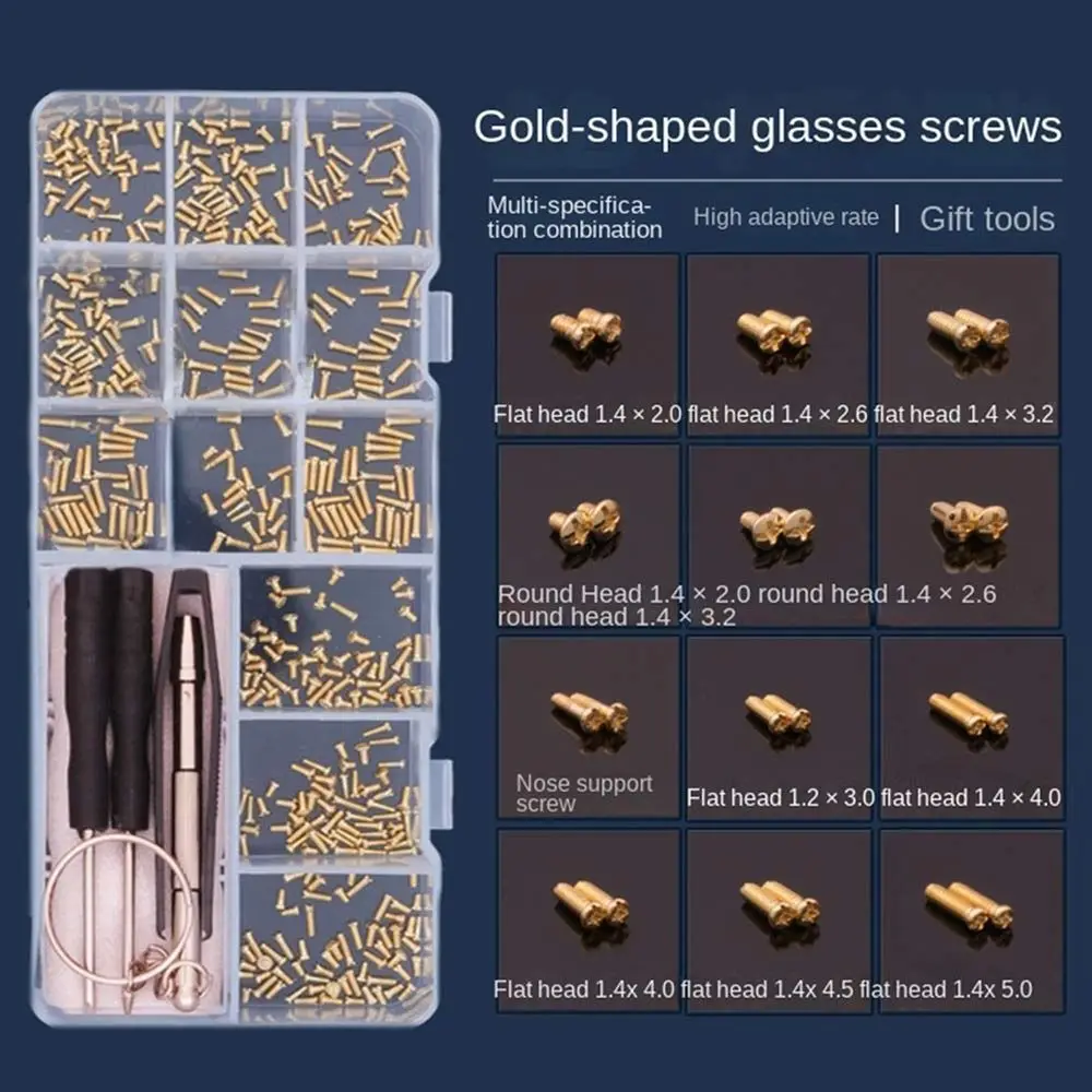 Repair Tool Kit Assorted Kit Glasses Sunglasses Screws Sets Eyeglasses ...
