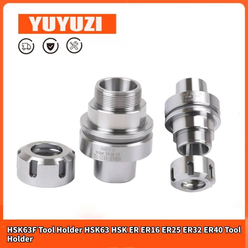 HSK63F-Tool-Holder-HSK63-HSK-ER-ER16-ER25-ER32-ER40-Tool-Holder-HSK-63F ...