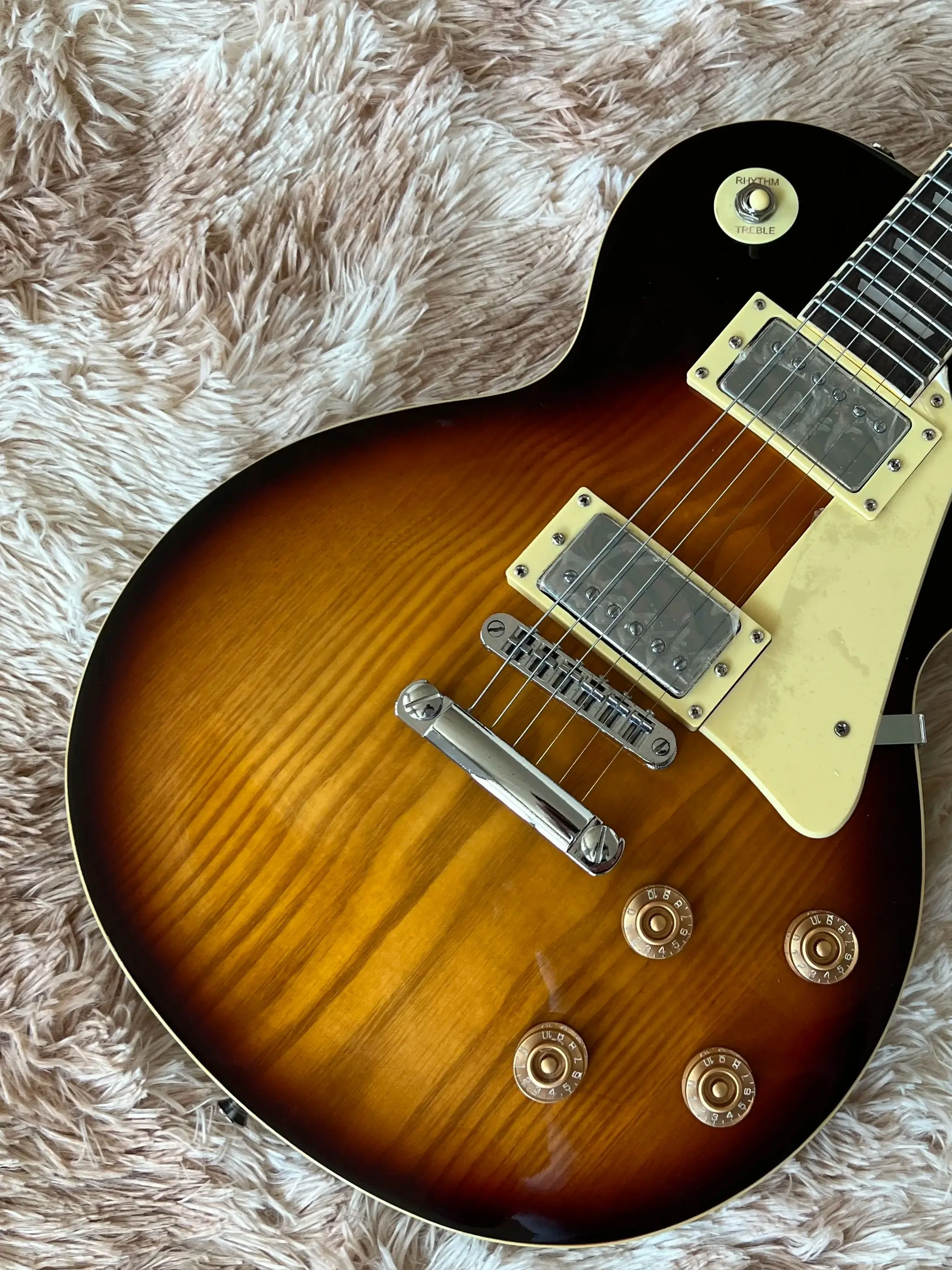 Custom-LP-Electric-Guitar-Gradient-Brown-22frets-Fast-shipping-HH ...