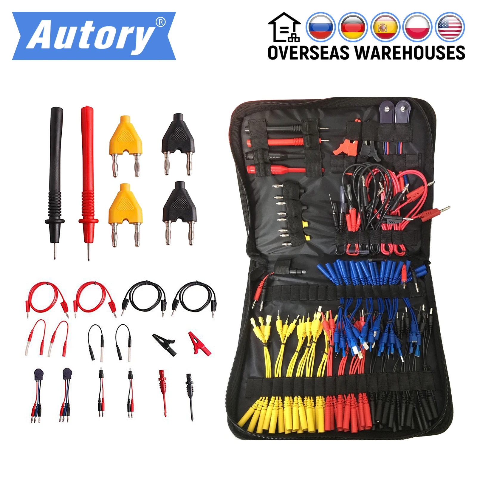 92pcs-Set-Car-Circuit-Test-Power-Probe-Wiring-Cable-Accessories-Kit ...
