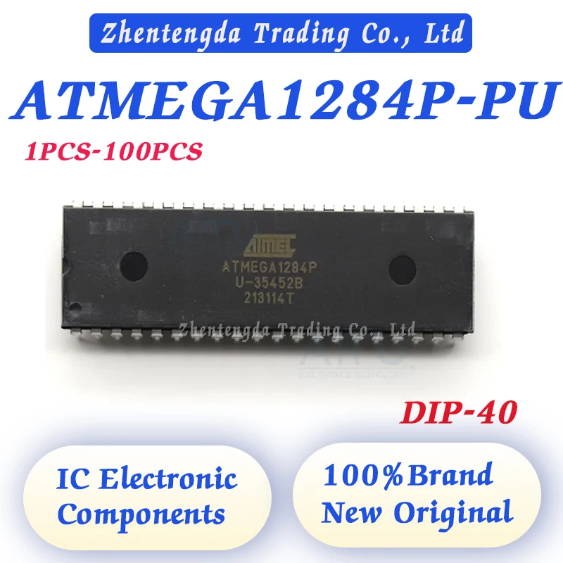 1PCS-100PCS-ATMEGA1284P-PU-ATMEGA1284P-P-ATMEGA1284P-ATMEGA1284-ATMEGA-IC-MCU-8BIT-128KB-FLASH ...