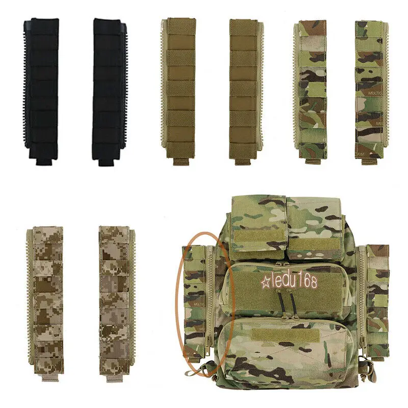 NEW-Tactical-Zipper-to-Molle-Connector-Adapter-For-CP-1-0-2-0-Zip-Panel ...