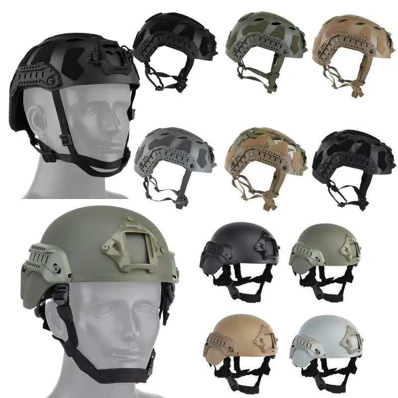 Tactical-Fast-Helmet-Airsoft-Military-Army-CS-Game-Helmets-Camouflage ...