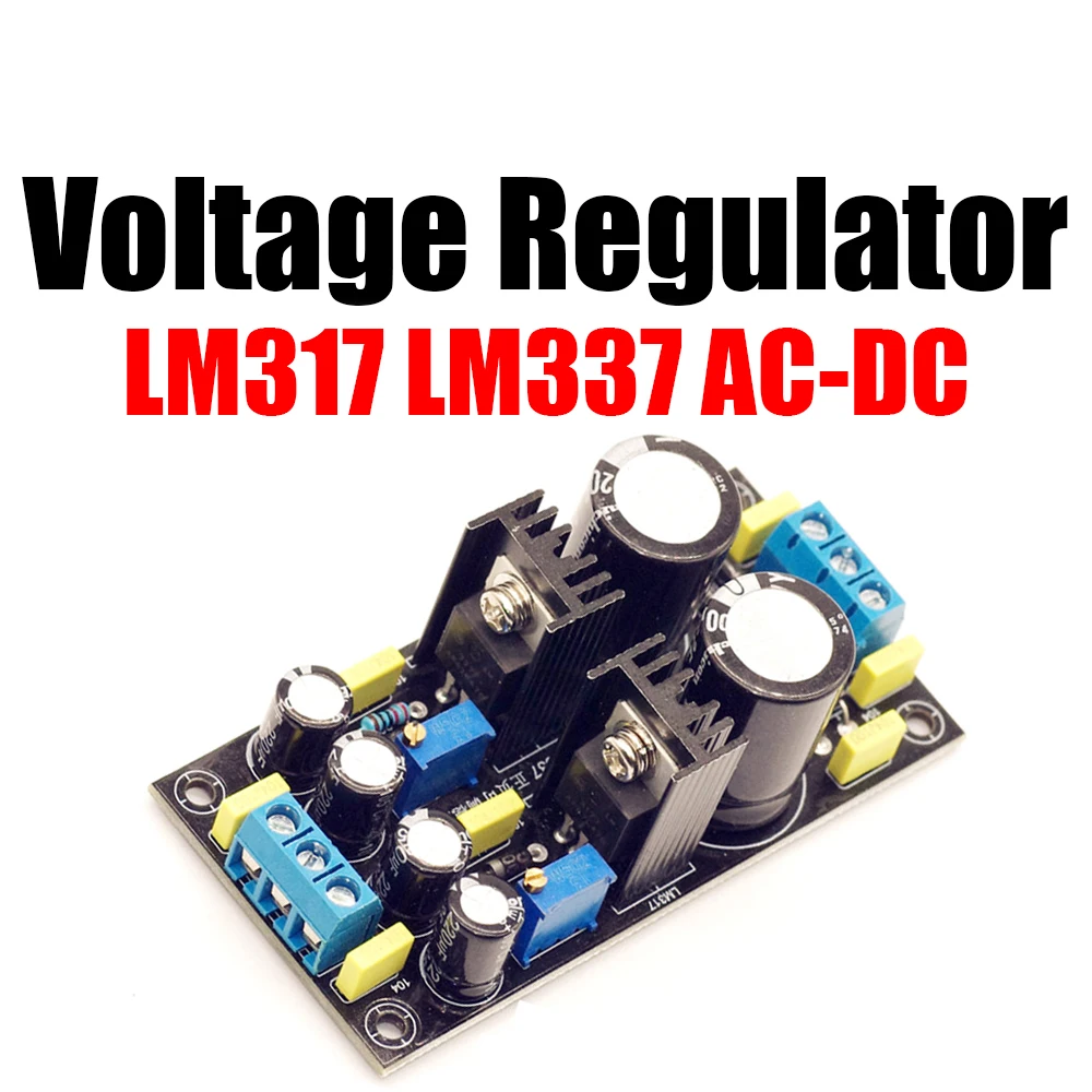 LM317-LM337-Positive-Negative-Voltage-Regulator-Adjustable-Power-Supply ...