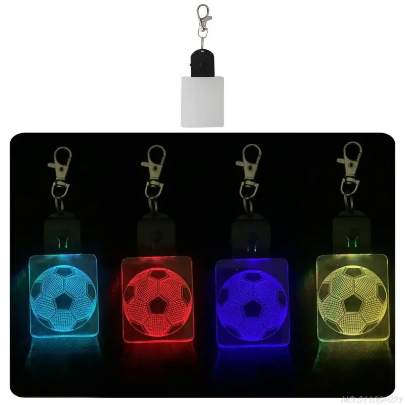 Classic-LED-Light-Keychain-Key-Fob-Keychain-Blank-Acrylic-Key-Ring ...