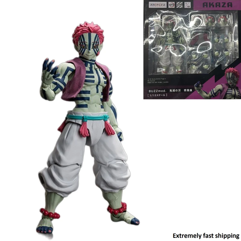 In-Stock-Original-Genuine-Anime-Demon-Slayer-Akaza-Action-Figures-Toy ...