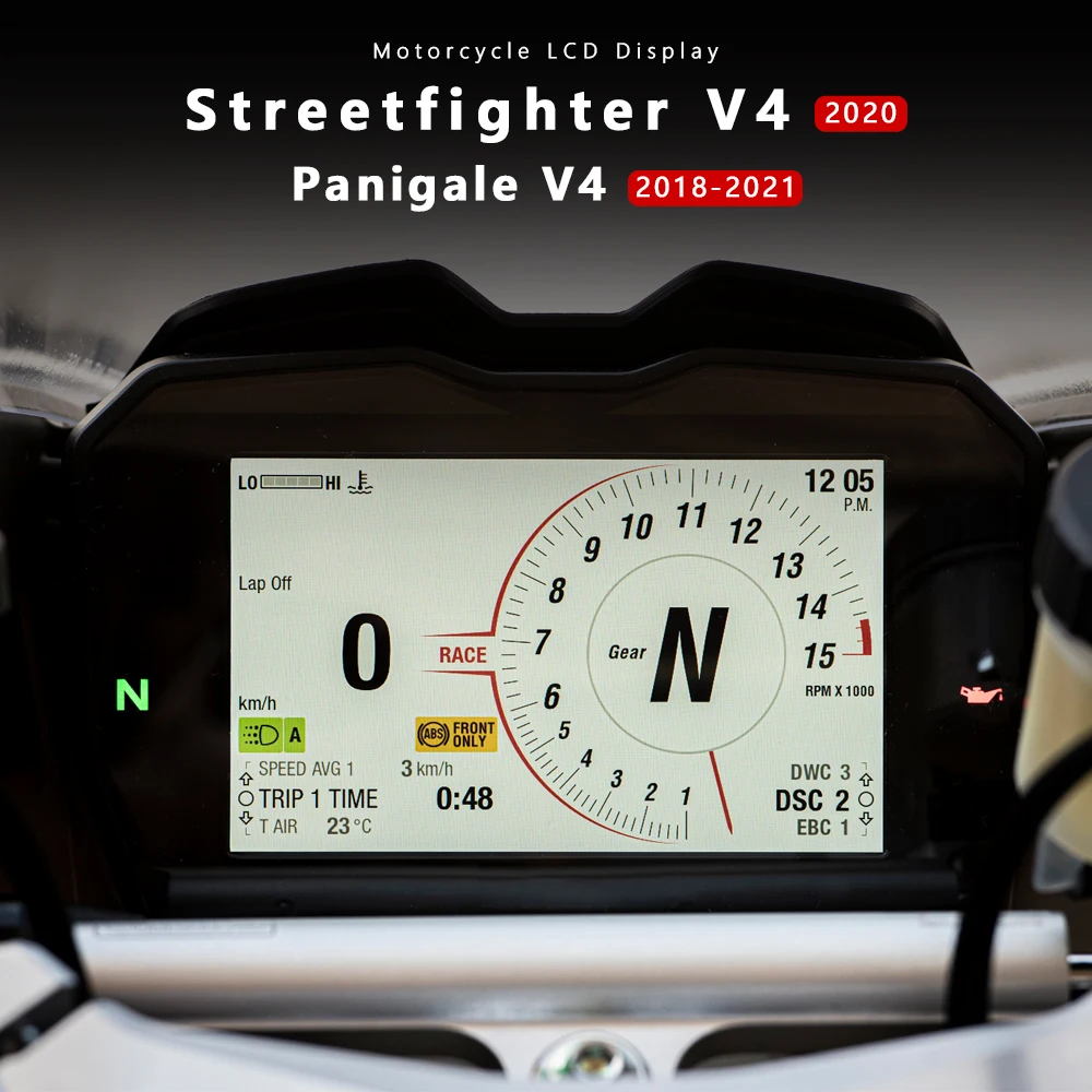 Motorcycle Instrument Streetfighter V4 2020 Lcd Display Speedometer ...