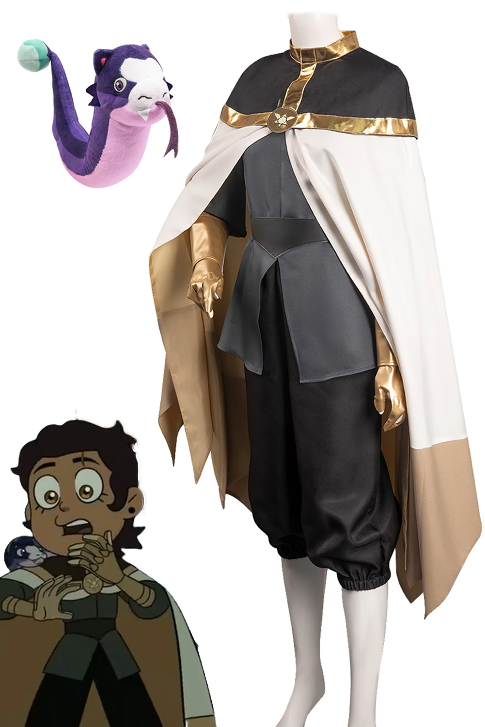 Black Gold Luz Noceda Cosplay Women Costume Anime Cartoon The Owl Cos ...