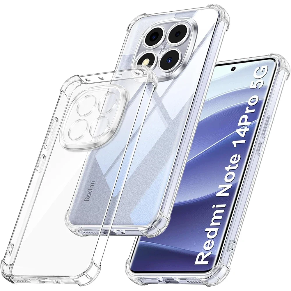 Ultra Thin Silicone Shockproof Case For Xiaomi Redmi Note 14 13 Pro ...