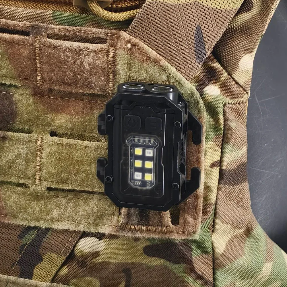 Tactical Outdoor Flashlight EDC Portable Light Camping Hiking Flashing ...
