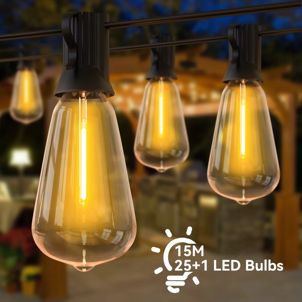 ST38-LED-String-Lights-10M-15M-30M-Waterproof-Patio-Light-Outdoor-LED ...