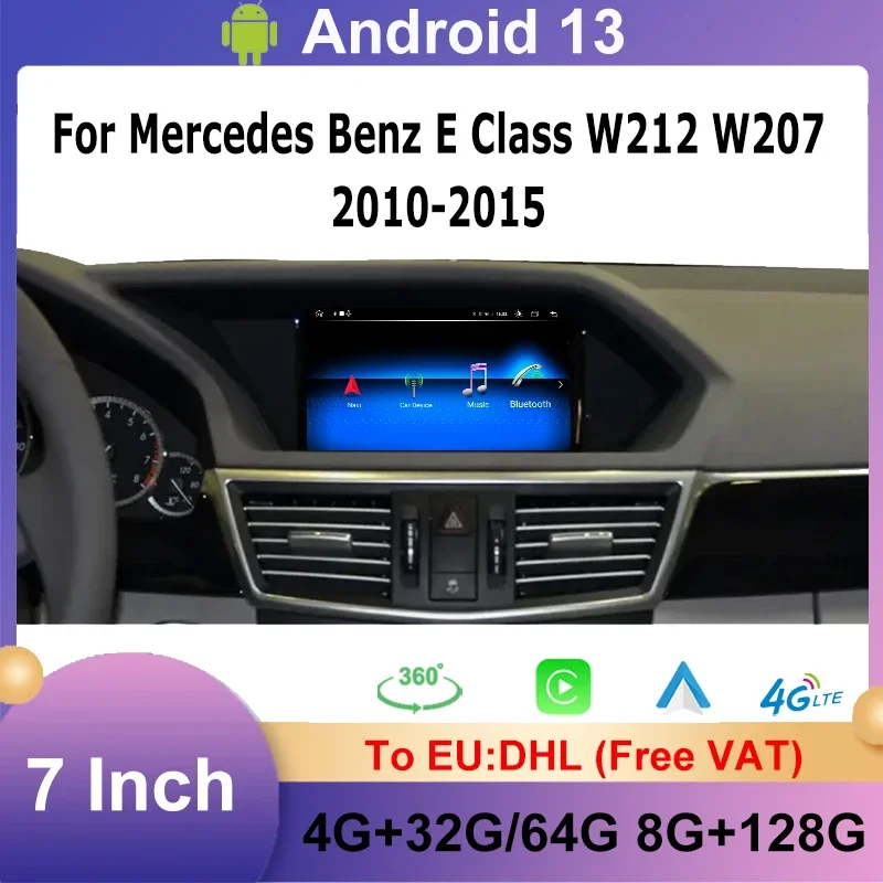 7-Inch-Android-Car-Radio-Screen-For-Mercedes-E-W212-W207-C207-Carplay ...