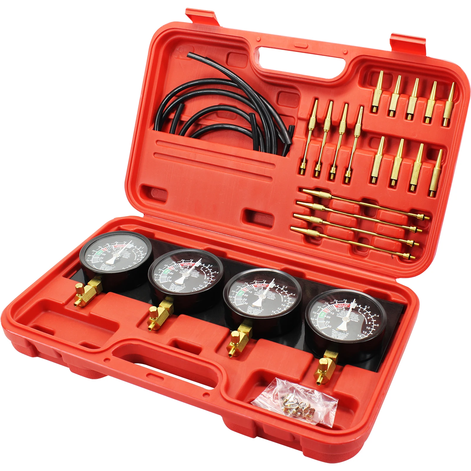 SucceBuy Fuel Vacuum Carburetor Synchronizer Carb Tools sync 4 Gauge ...