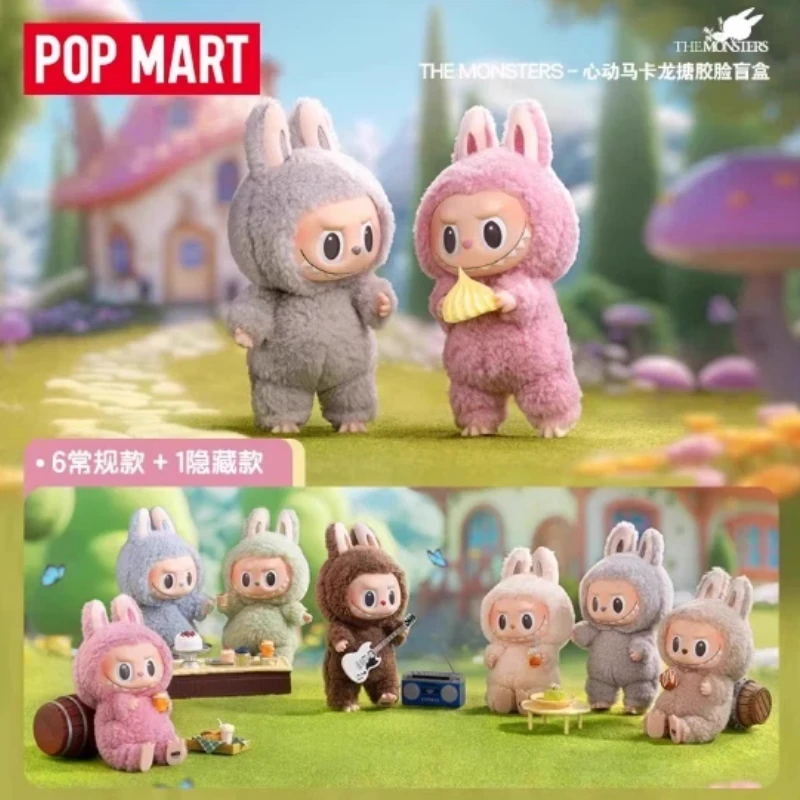 POPMART LABUBU V1 Exciting Macaron Series Blind Box Vinyl Face Plush ...