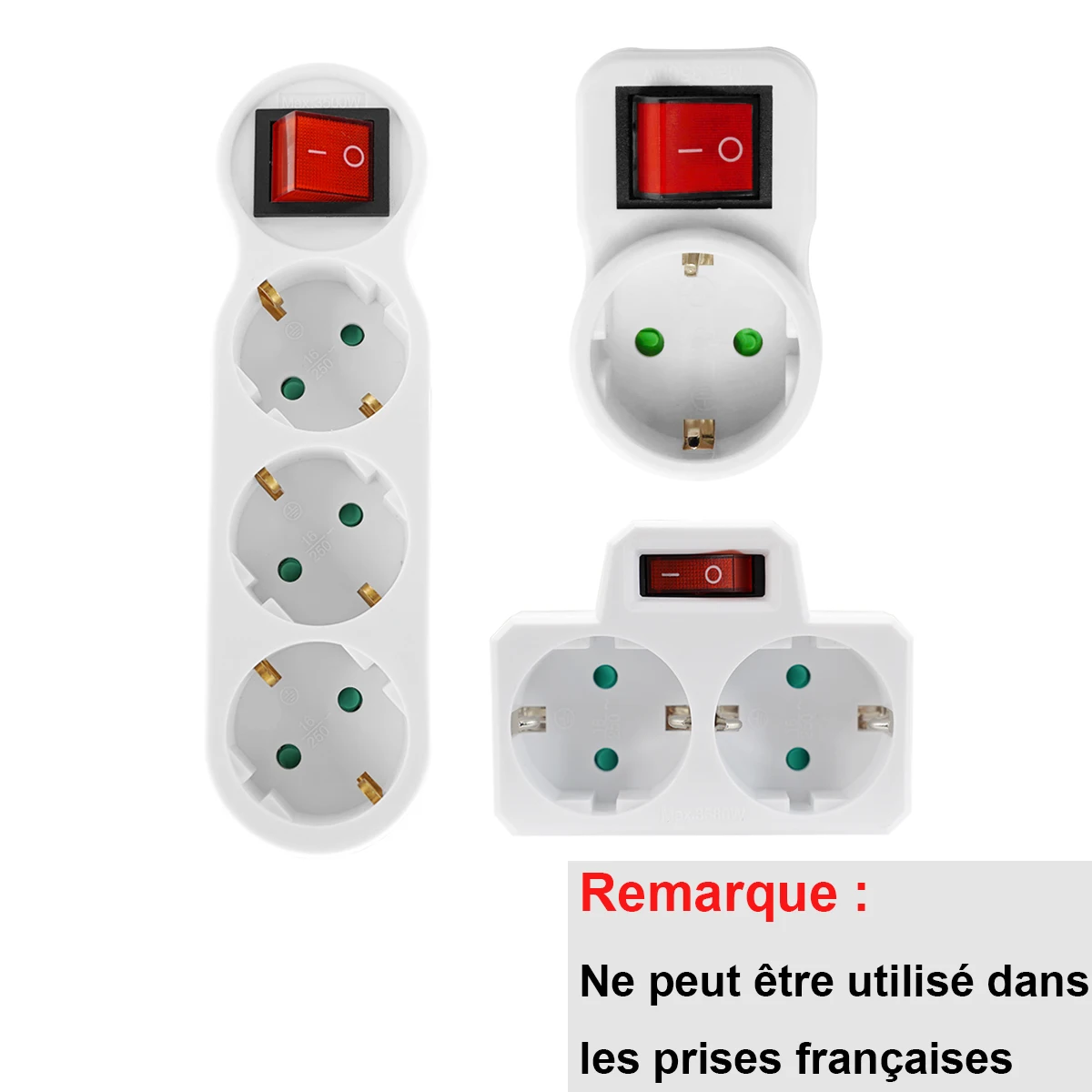 Euro-EU-Extend-Socket-With-ON-OFF-Switch-4-8mm-2-Pin-European-Standard ...