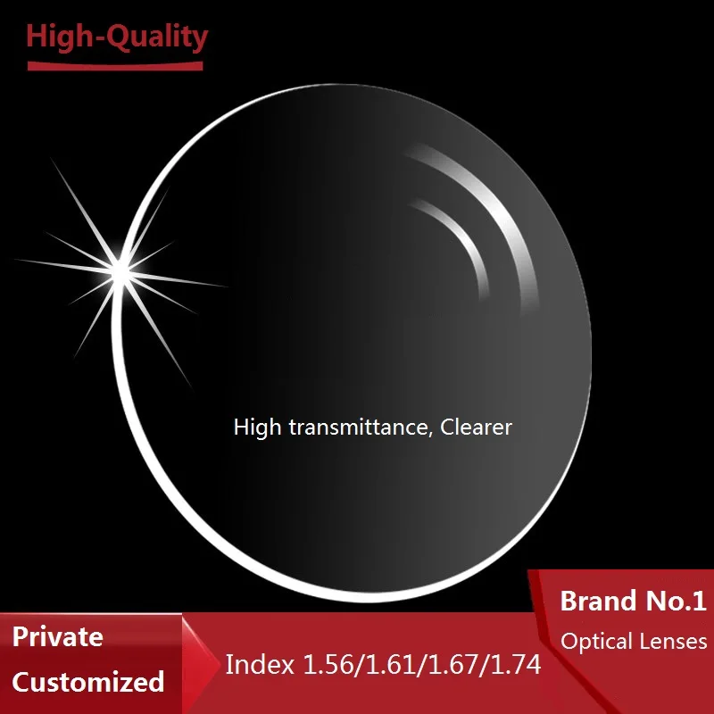 Brand Lenses HD Lens Aspherical Resin Optical Prescription Myopia ...
