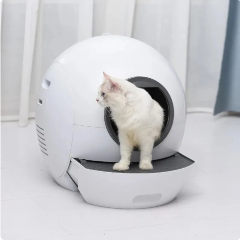Automatic-Intelligent-Cat-Litter-Box-Fully-Enclosed-Self-cleaning-Cat ...