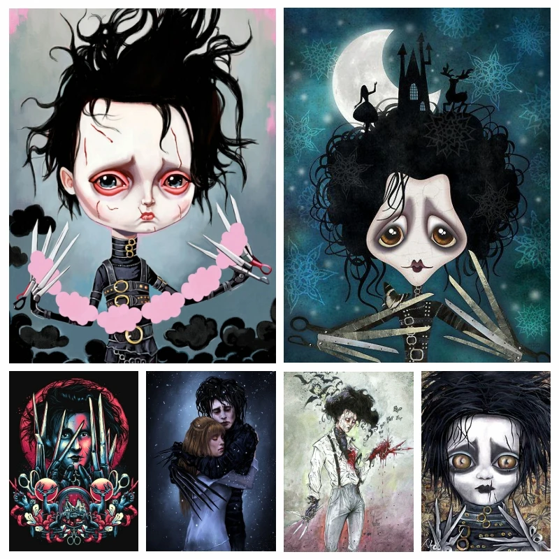 Edward Scissorhands Painting