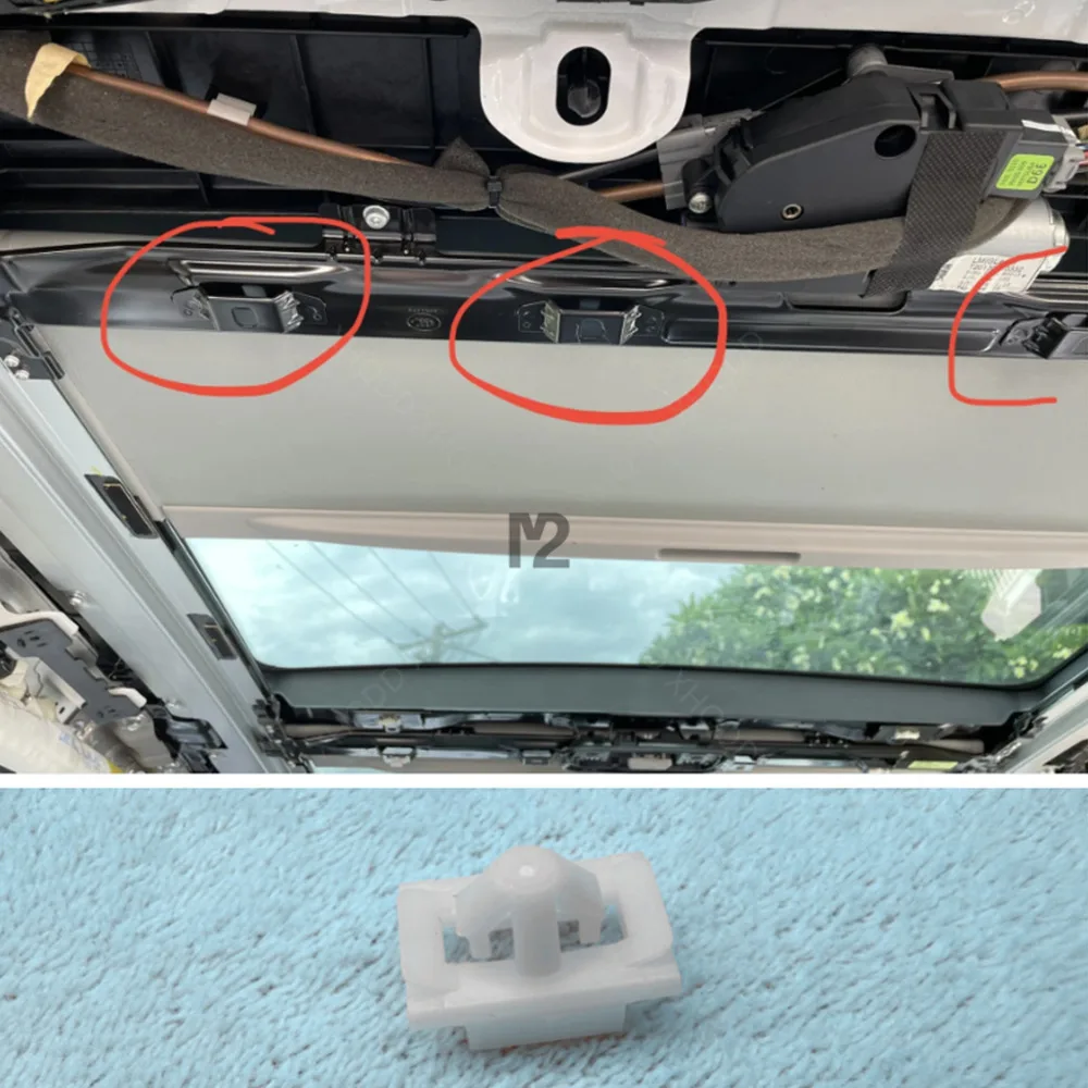 1pcs CLIP-TRIM MTG For Ix35 Tucson Ix Accent Elantra Sportage Cerato ...