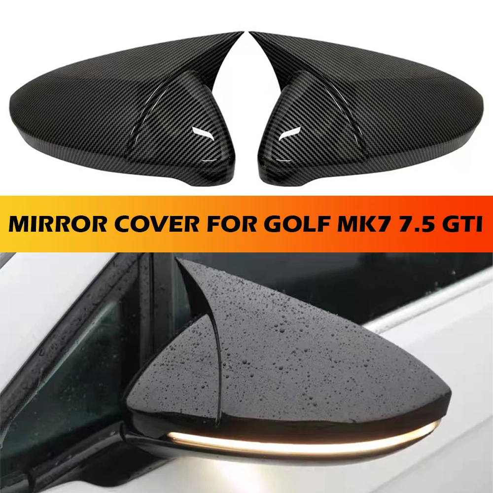 2pcs Side RearView Mirror Cover Caps shell Cover Mirror Tools Case for ...