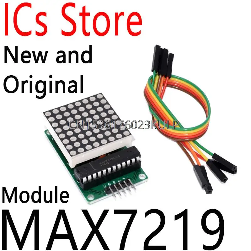 Dot Led Matrix Module Mcu Led Display Control Module Kit For Arduino 5v Interface Module 8 X 8