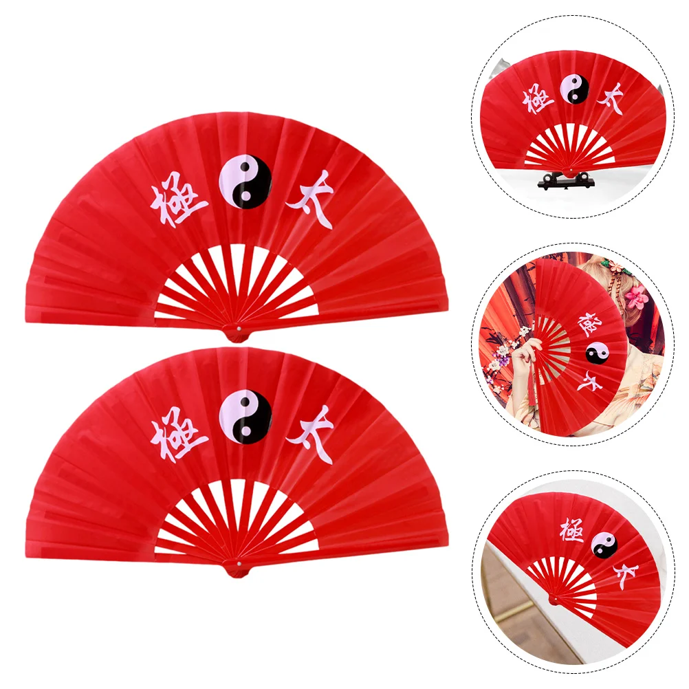 2pcs-Chinese-Style-Fans-Decorative-Hand-Fan-Kung-Fu-Dancing-Fan ...