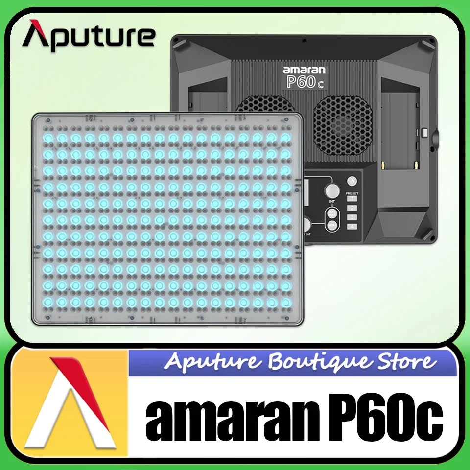 Aputure-Amaran-P60c-RGBww-Full-color-LED-Pannel-Video-Light-60w-2500 ...