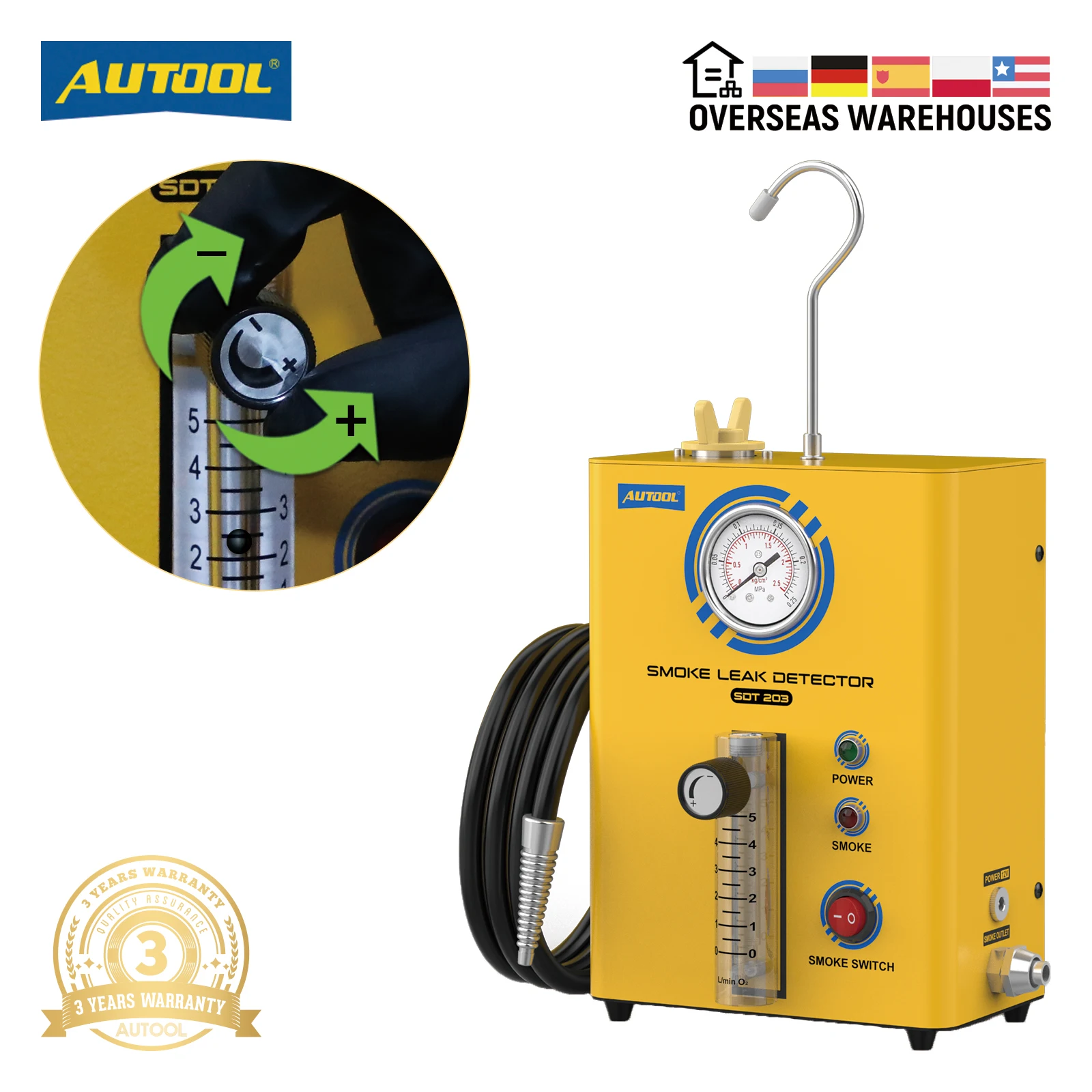 AUTOOL-SDT203-Smoke-Generator-For-Cars-Smoke-Leak-Detector-Automotive-Smoke-Machine-EVAP-Pipe ...