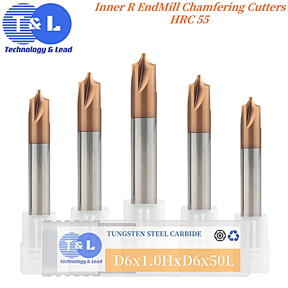T-L-HRC55-Internal-R-Chamfer-Milling-Cutter-Tungsten-Steel-Carbide-Nano ...