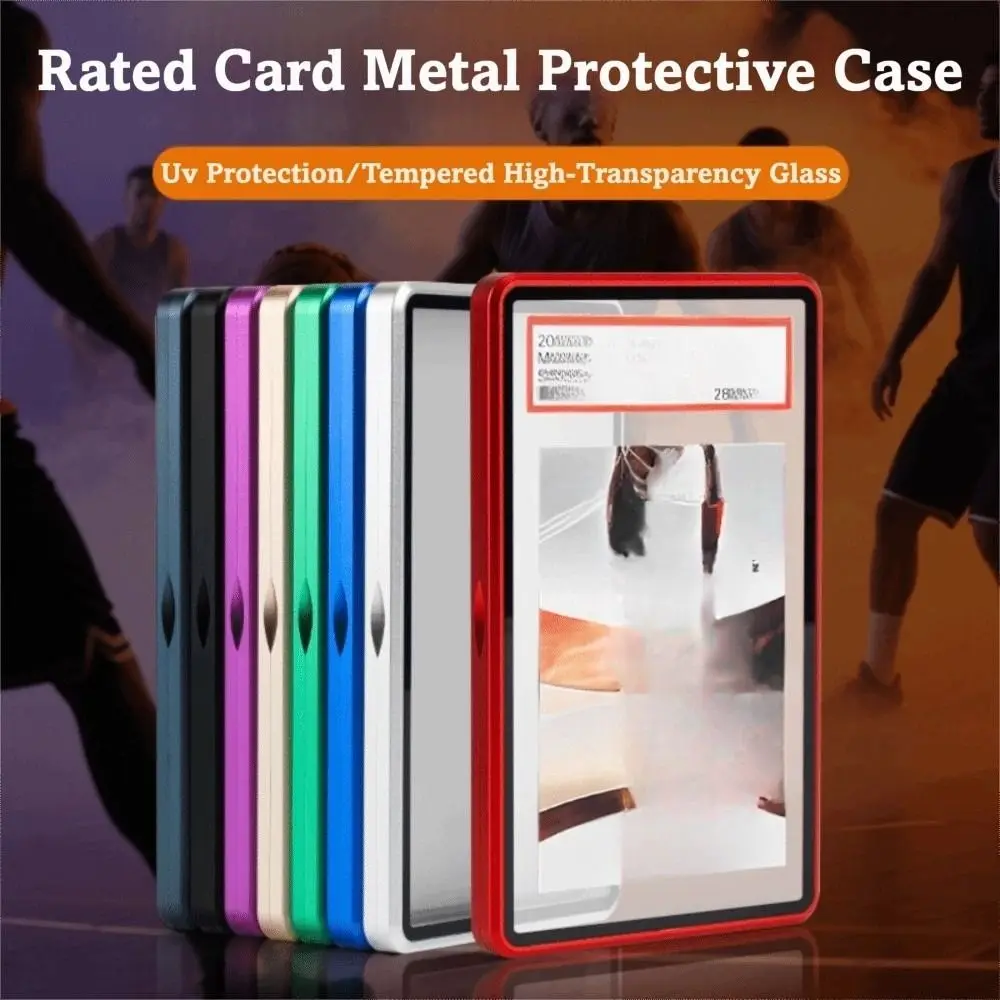 UV-Resistant Metal Slab Case High Alumina Glass Durable 35PT Trading ...