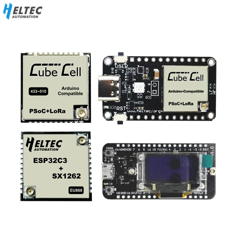 Heltec Lora Node CubeCell Module CubeCell – Dev-Board (V2) GPS-6502 Capsule Solar Sensor ...