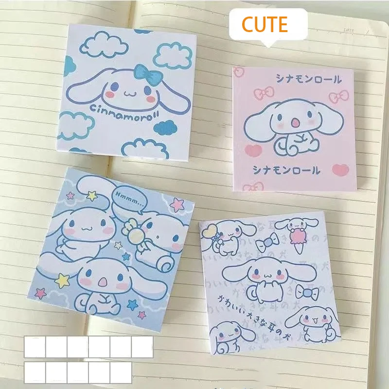 Sanrio Anime Kawaii Cinnamoroll Cartoon Ins Cute Sticky Note Decorative ...