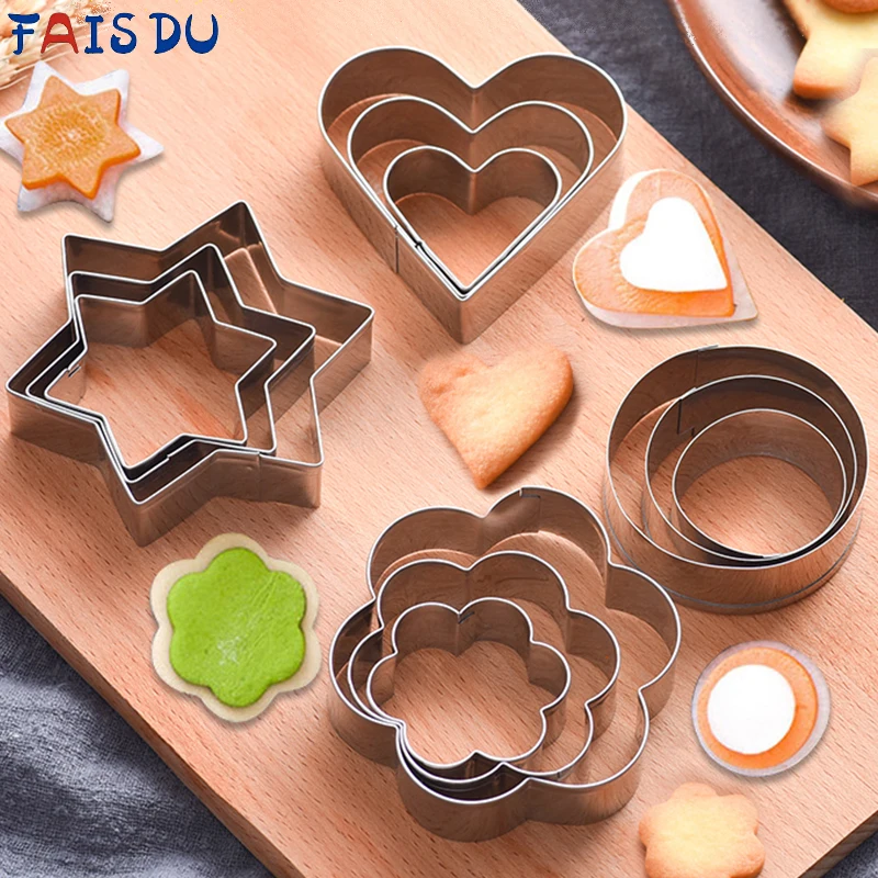 Fais-Du-Stainless-Steel-Cookie-Cutter-Mold-For-Baking-Star-Heart-Flower ...
