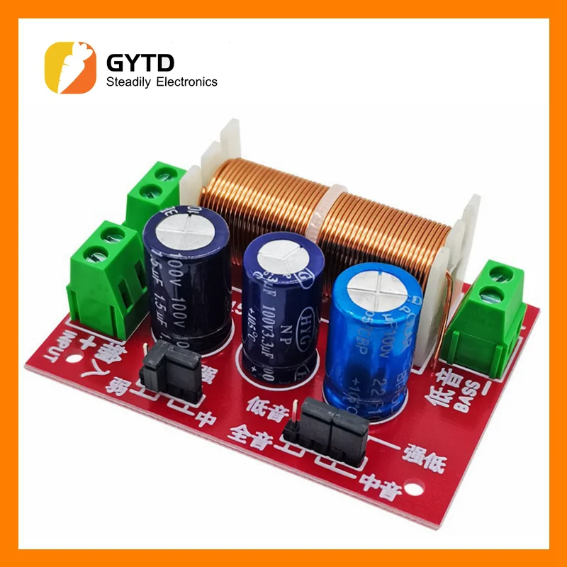 YLY-2088 400W Adjustable 2 Way Crossover Filters 1 Unit Audio Speaker ...