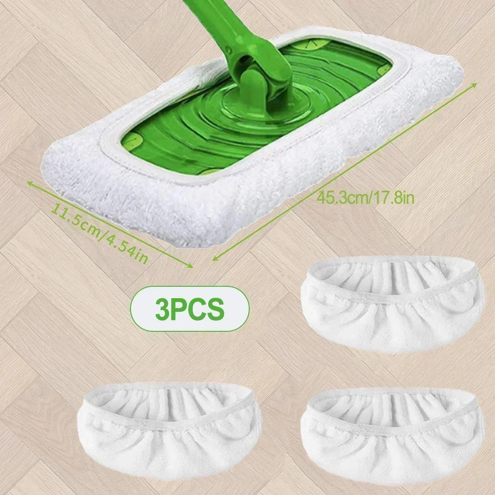 3pcs For Mop Cloth For Mopping Cloth Pads Flat Mop-cloth Household ...
