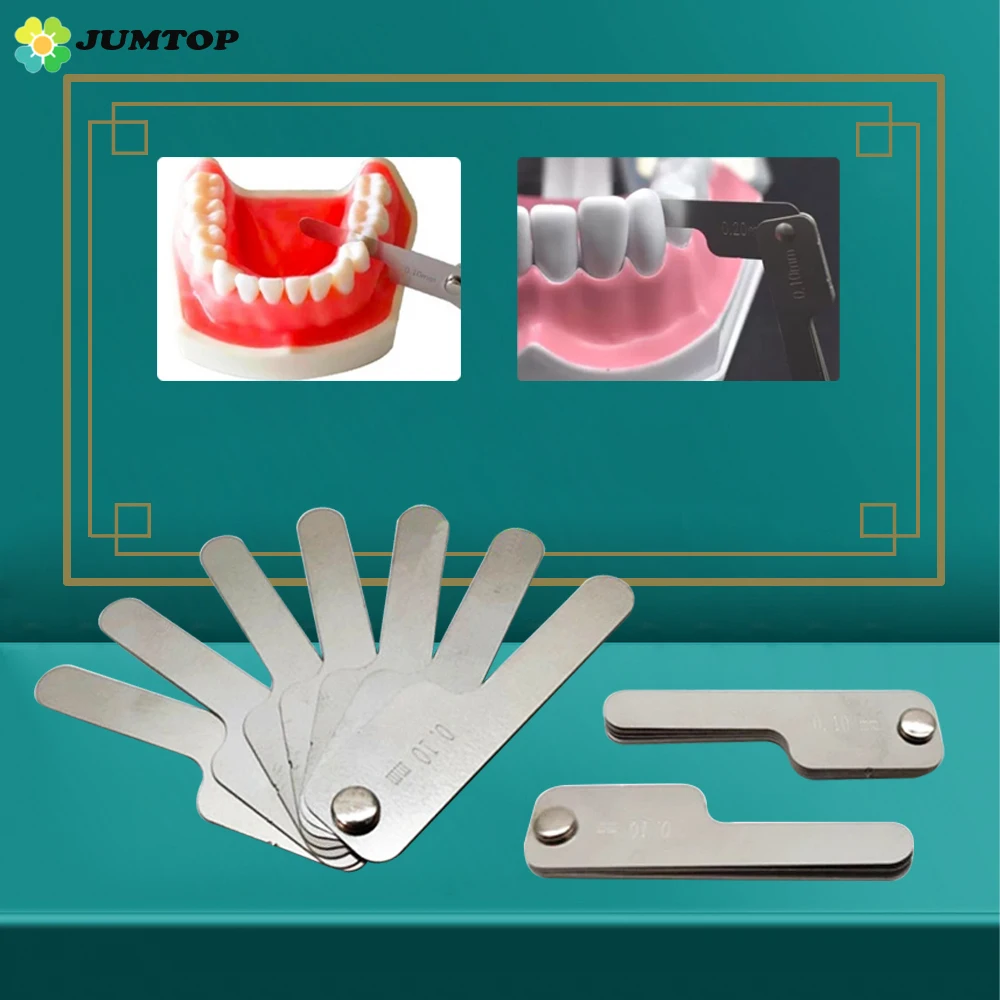 Oral-Dental-Interproximal-measuring-ruler-Measure-Tooth-Gap-Stainless ...