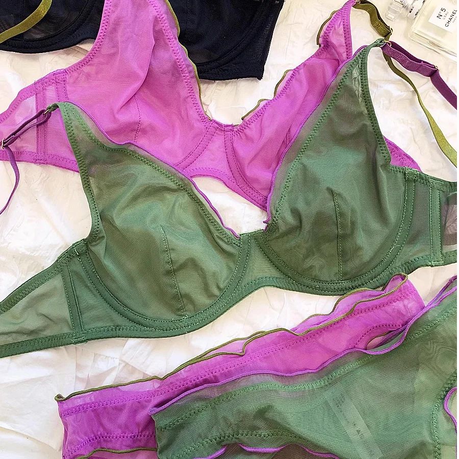 Conjunto-de-roupas-ntimas-ultrafinas-confort-vel-para-mulheres-suti-e ...