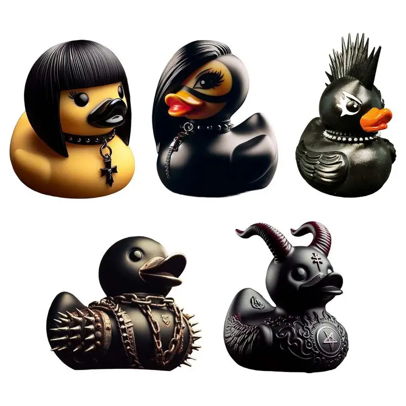 Punk-Gothic-Deathrocker-Duck-Desktop-Demon-Duck-Ornament-Death-Rock ...