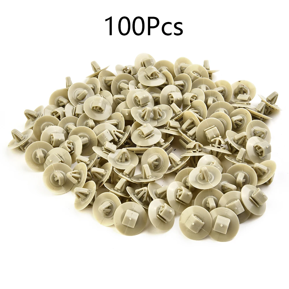 100Pcs Side Moulding Lower Protection Door Trim Clips For Renault ...