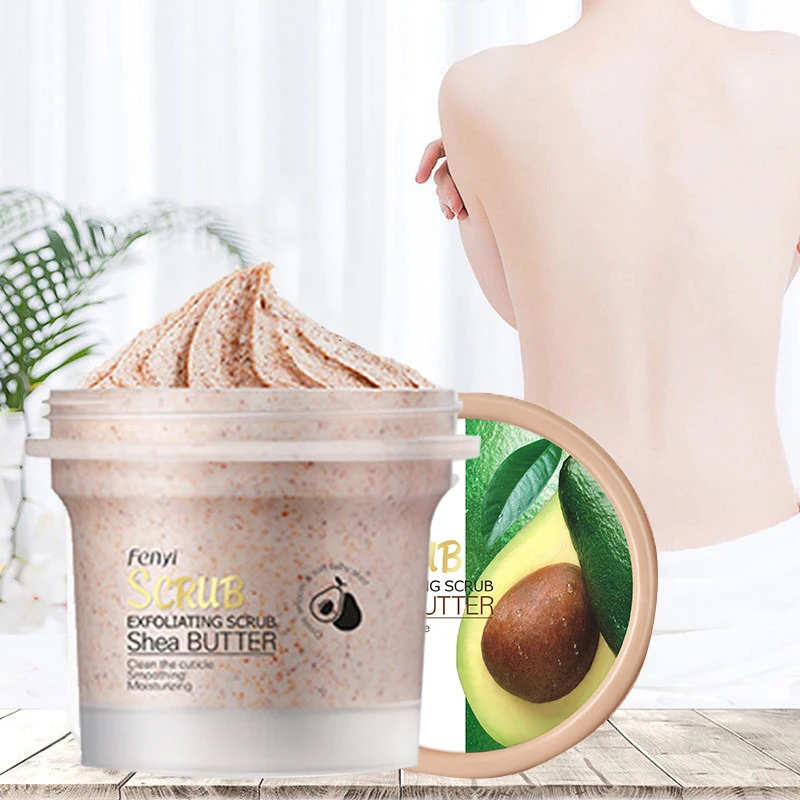 Shea-Butter-Body-Scrub-Deep-Cleansing-Exfoliating-Scrub-Refine-Pores ...