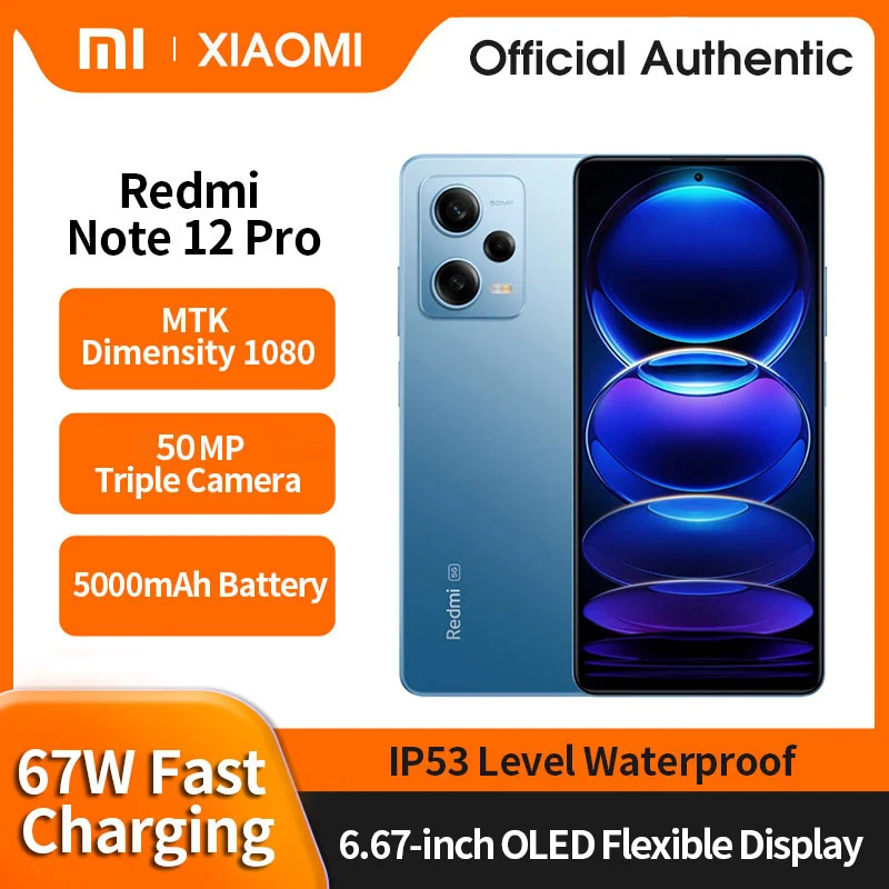 Global-ROM-Xiaomi-Redmi-Note-12-Pro-5G-Smartphone-Dimensity-1080-Octa ...
