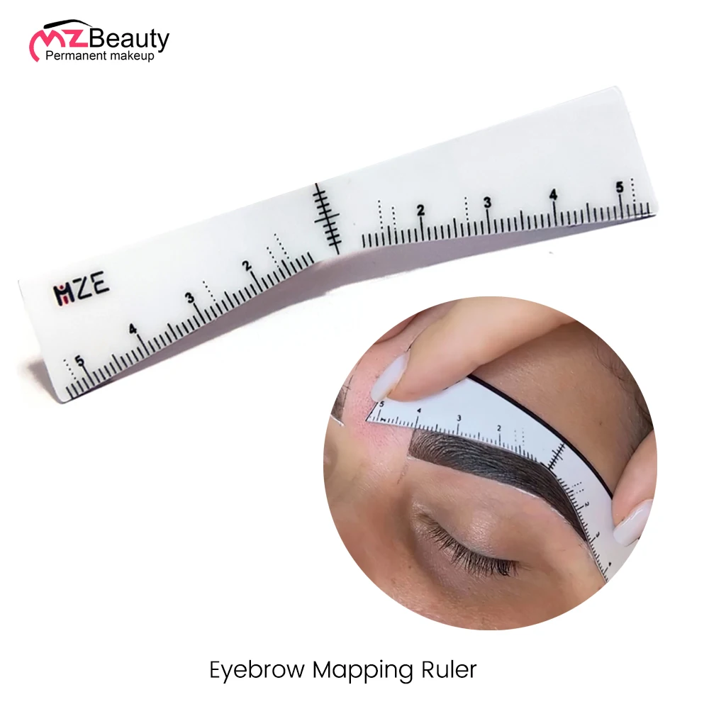 Mapping-Eyebrow-Ruler-Stickers-Microblading-Adhesive-Brow-Measurement ...