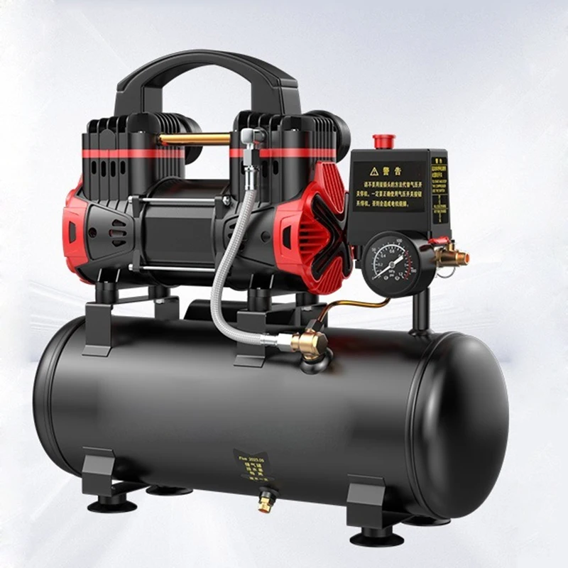 220V-10-15L-30L-Silent-Air-Compressor-1100W-1500W-Quiet-Oil-Free ...