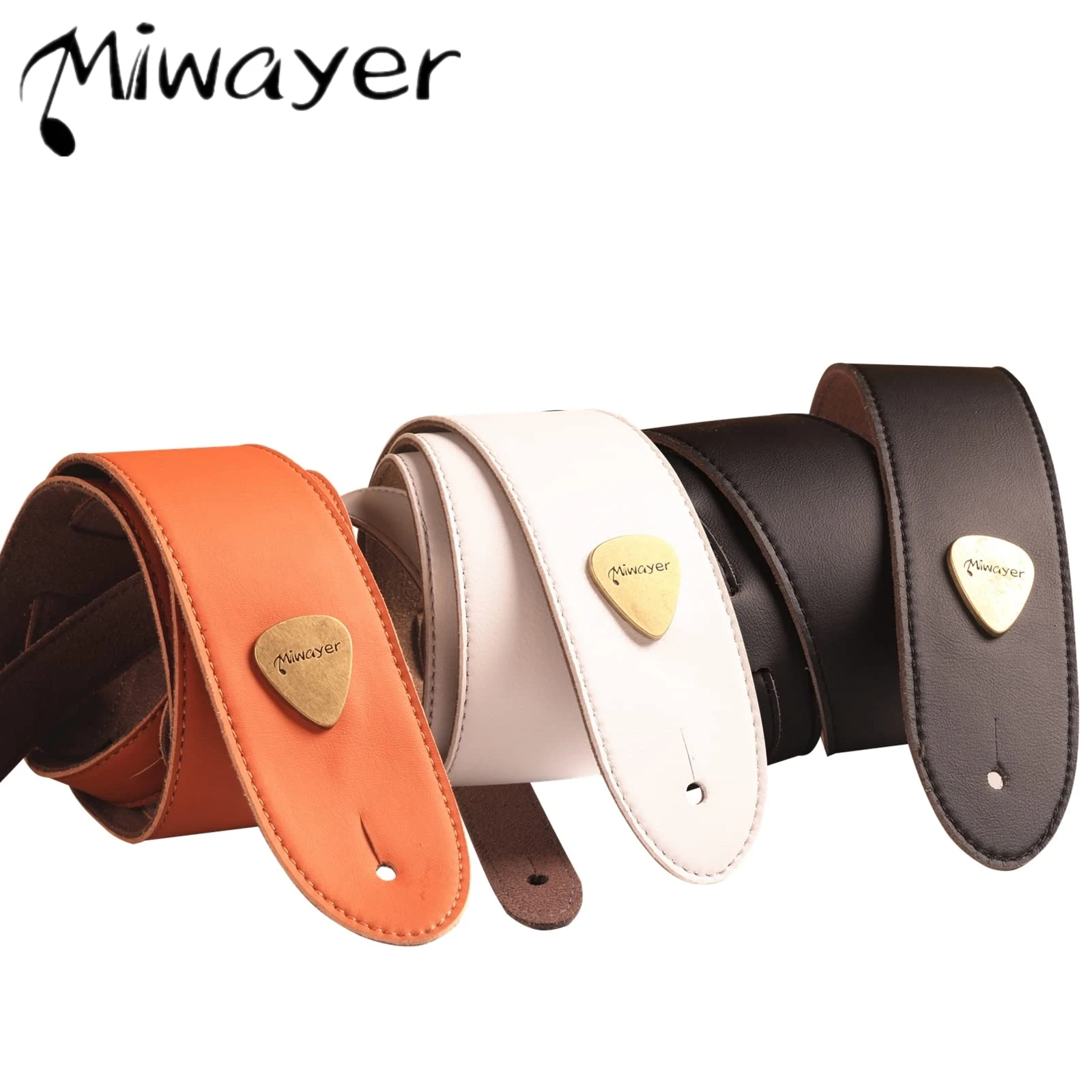 Miwayer-Guitar-Strap-2-Wide-Deluxe-Soft-Genuine-Leather-Adjustable ...
