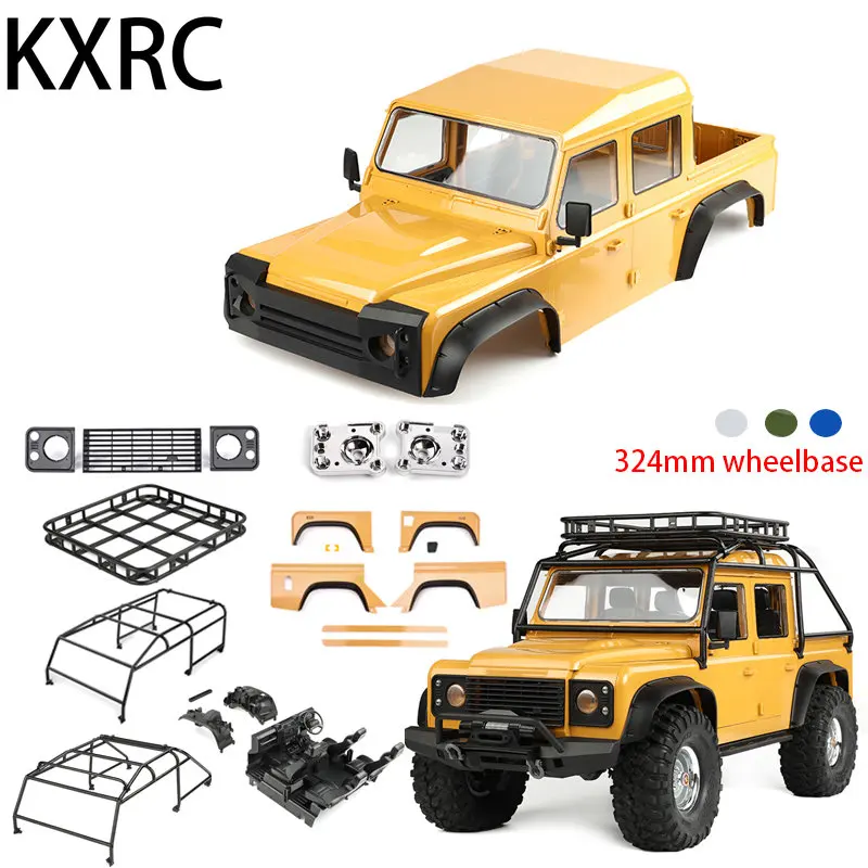 324mm-Wheelbase-4-Doors-Pickup-Truck-Body-Shell-for-1-10-RC-Crawler-Car ...