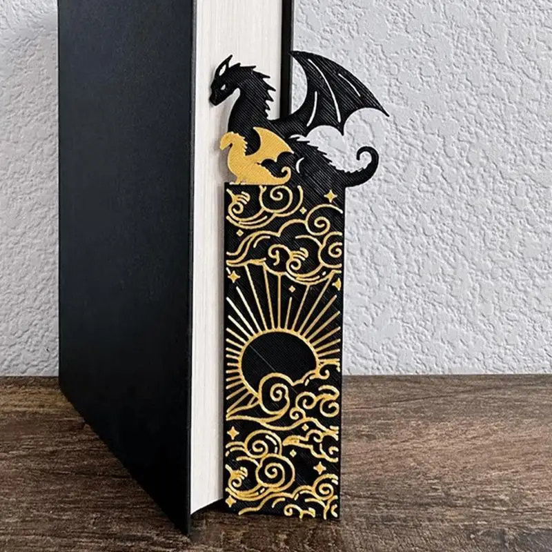 Dragon-Cool-Bookmarks-Dragon-sword-bookshelf-display-decorations-Book ...