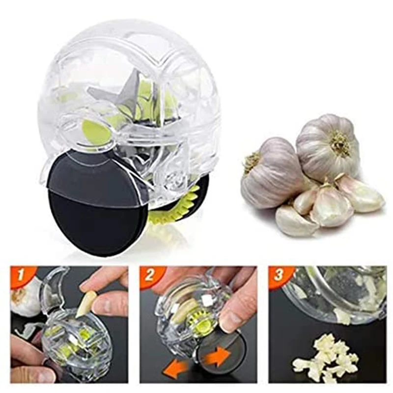 Kitchen-Gadget-Tool-Garlic-Chopper-Wheel-Garlic-Mincer-Roller-Kitchen ...