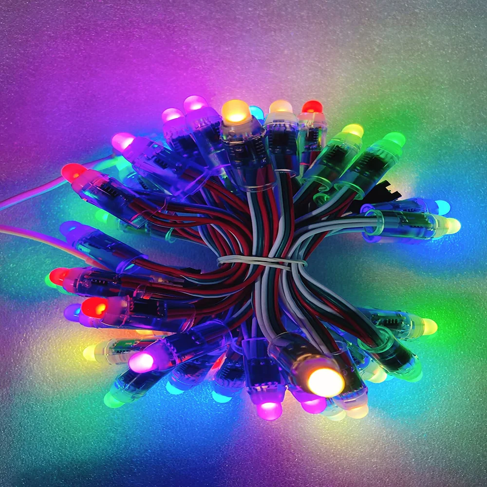 500Db Dc 5V 12 Mm Ws2811 Ic Full Color Pixel Led Modul Light Input Ip68 ...