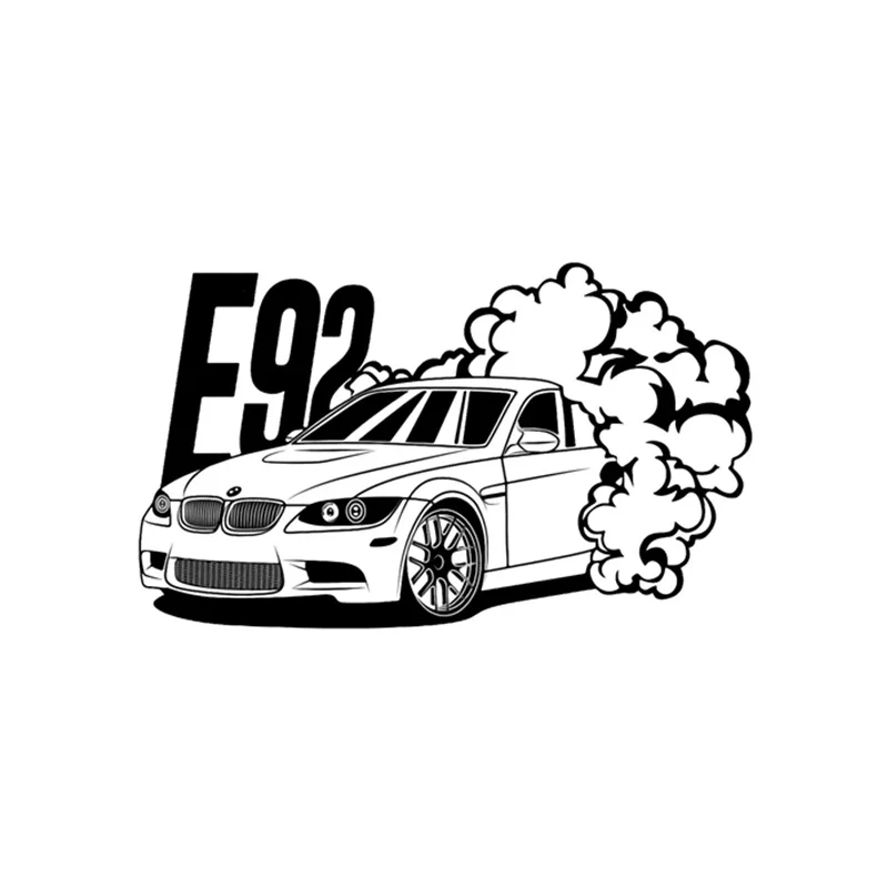 My-Rule-My-life-for-BMW-E92-sports-carCar-Sticker-Decal-Anime-Cute-Car ...
