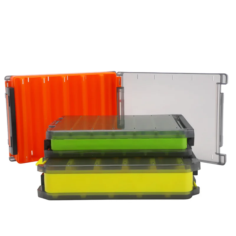 Fishing Bait Wooden Shrimp Storage Box 12 Cells PP Material Boxes Bait ...